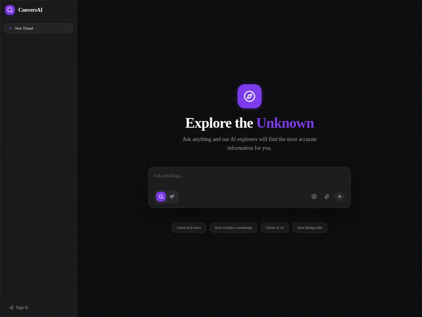 ConversAI Explorer