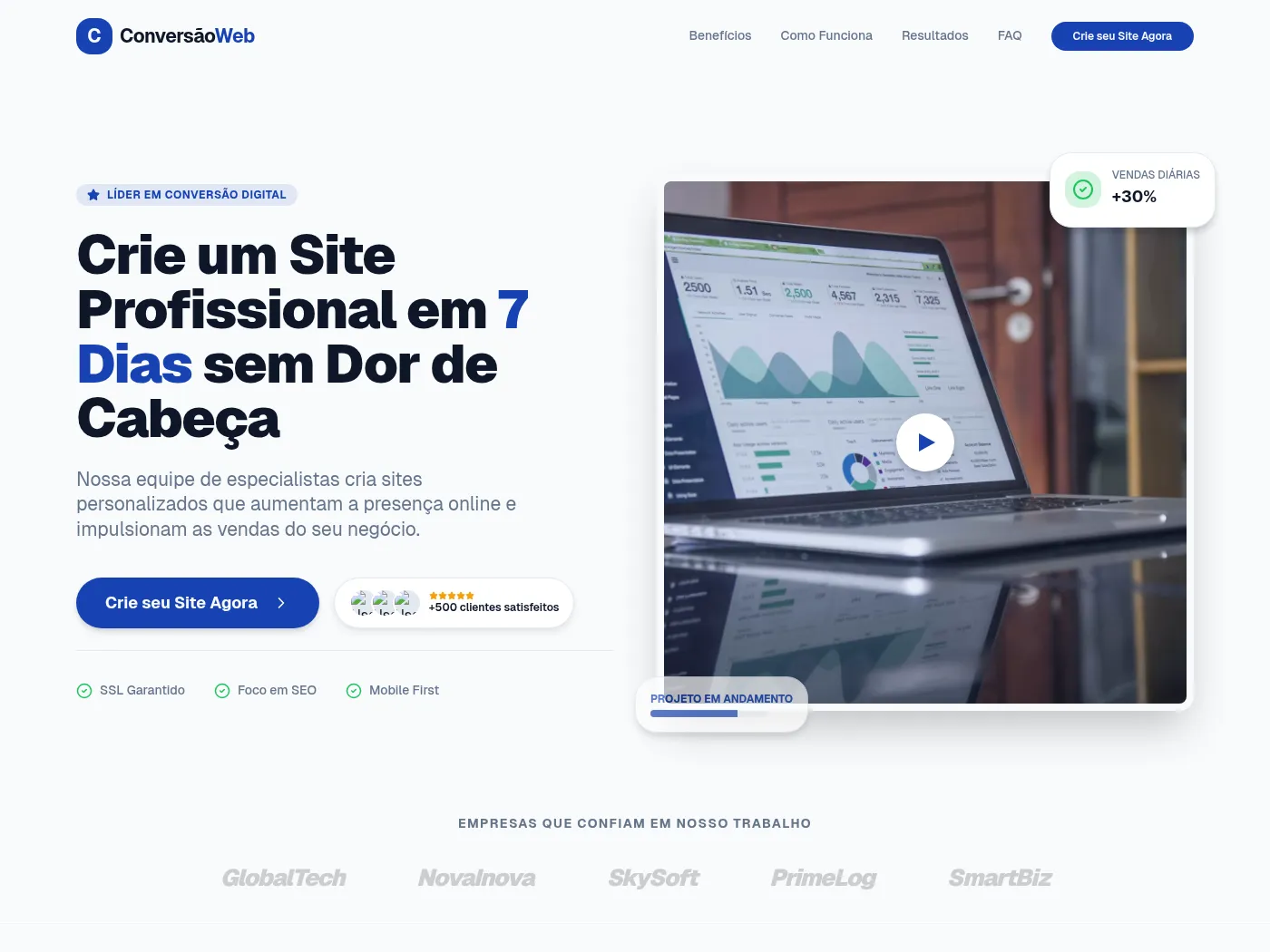 ConversãoWeb Landing Page