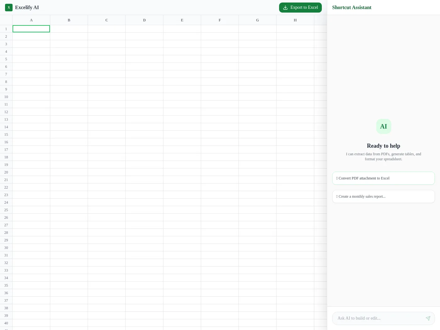 Excelify Tool