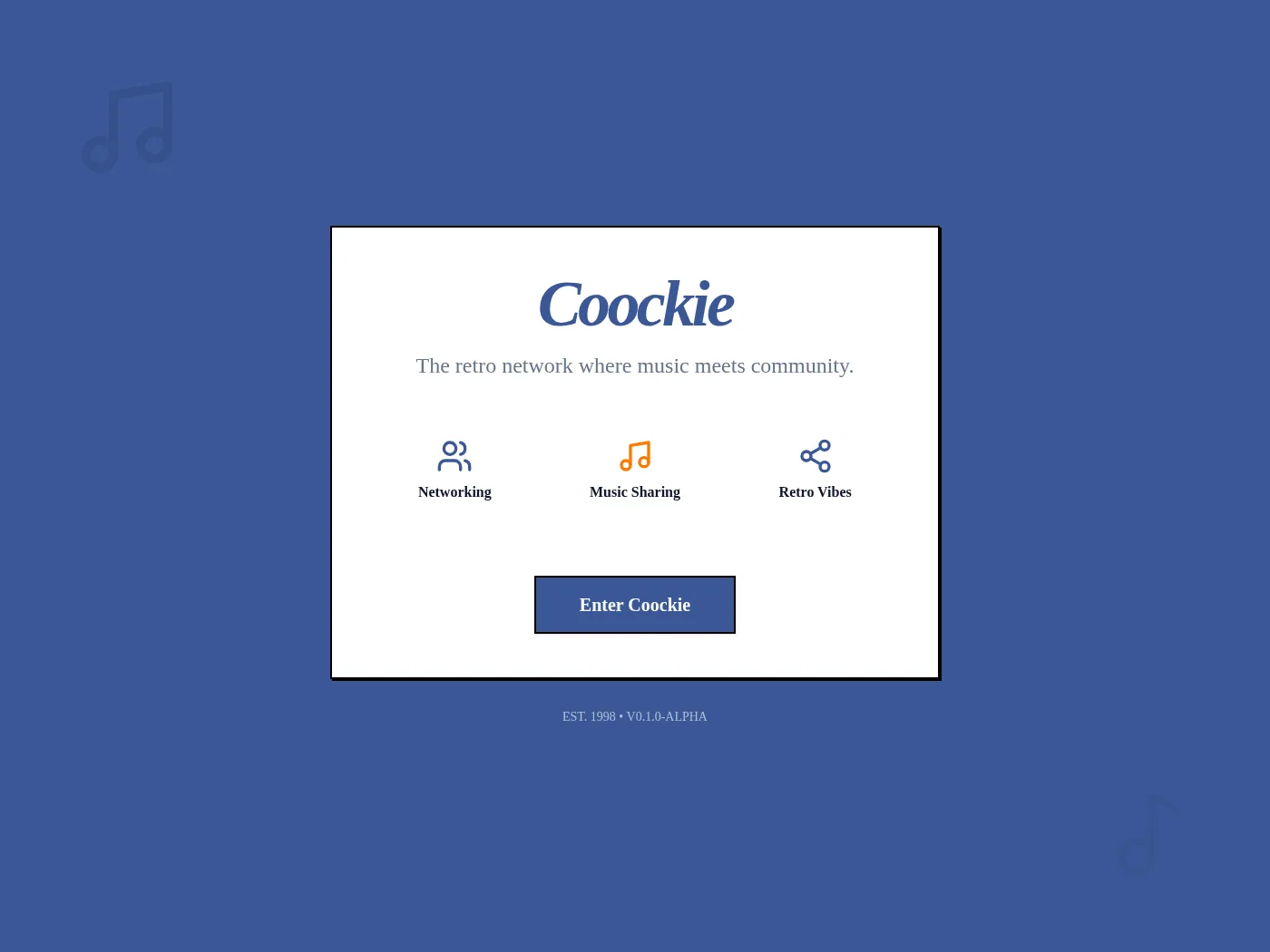 Coockie Social Network