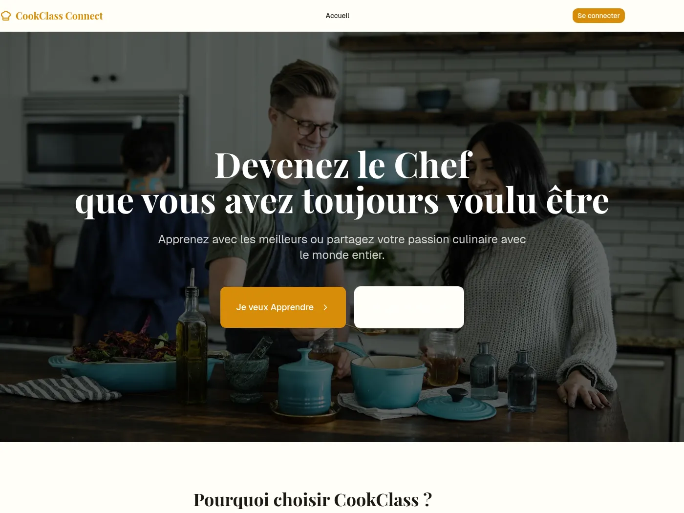 CookClass Connect