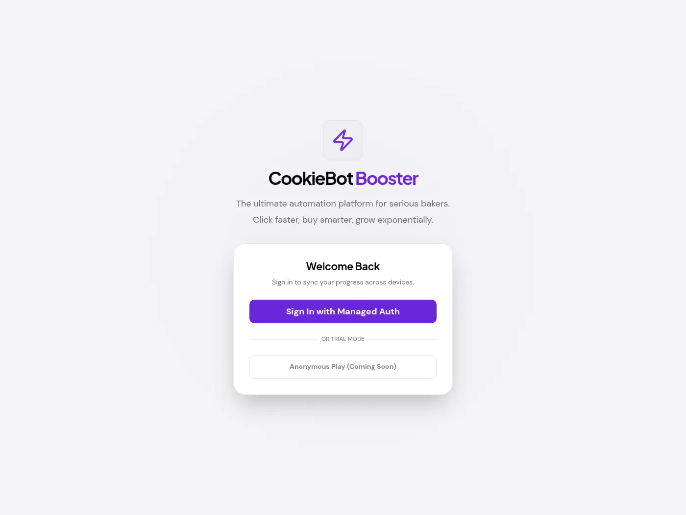 Cookie Clicker Booster