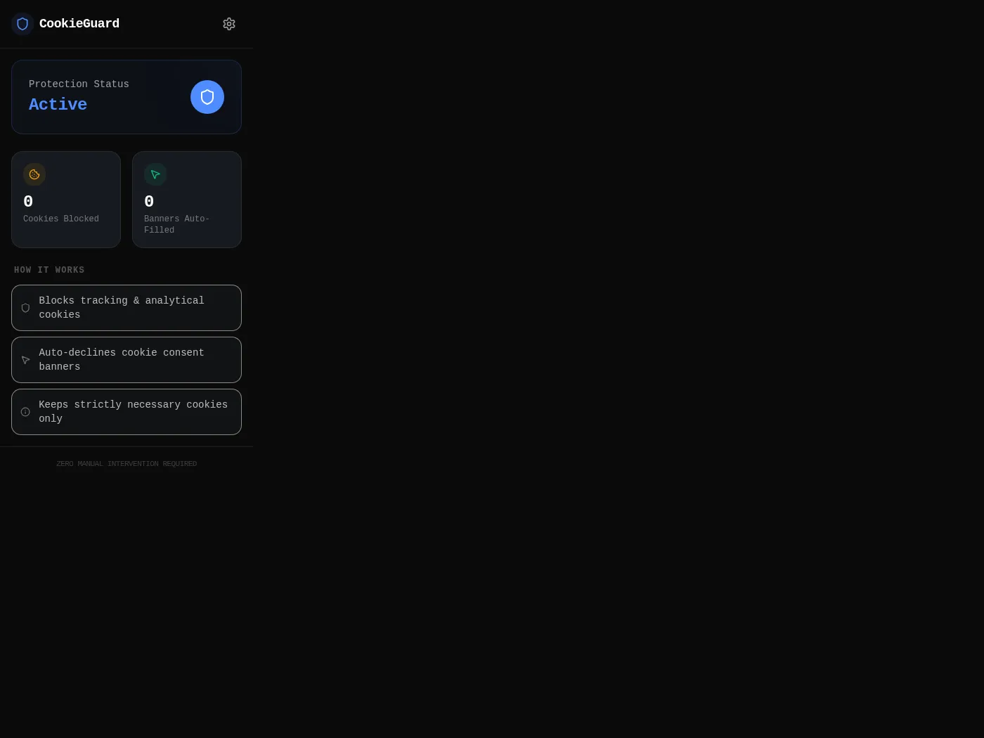CookieGuard Extension
