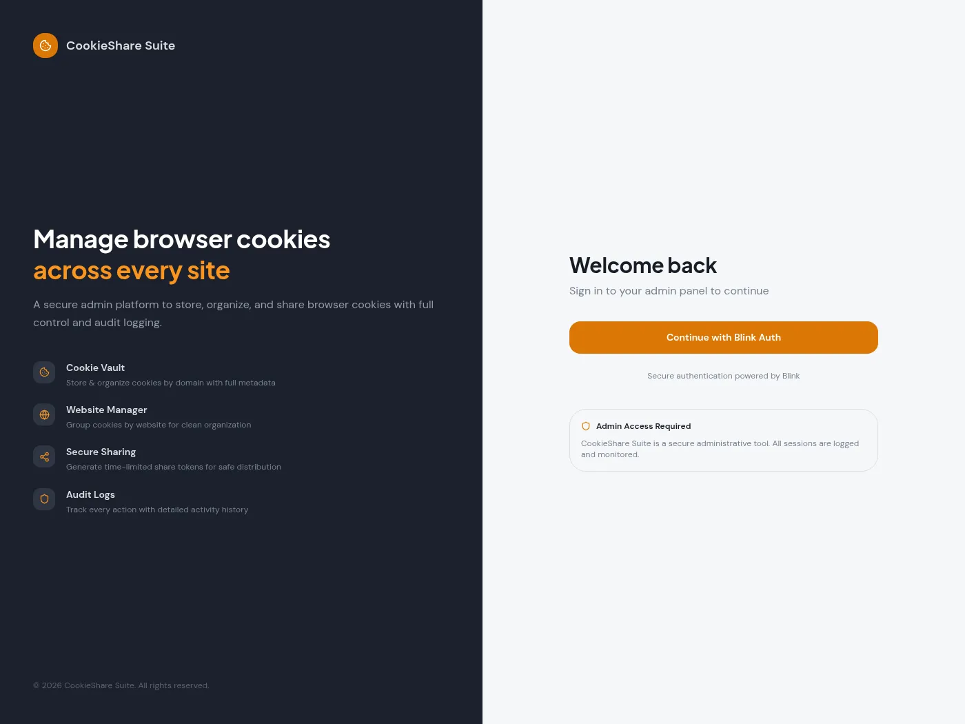CookieShare Suite