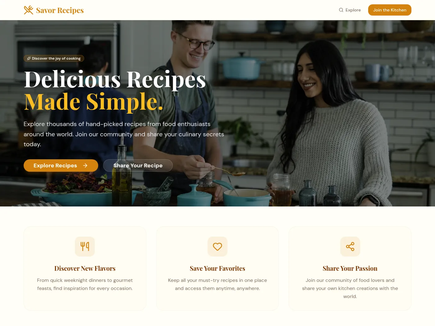 Savor Recipes