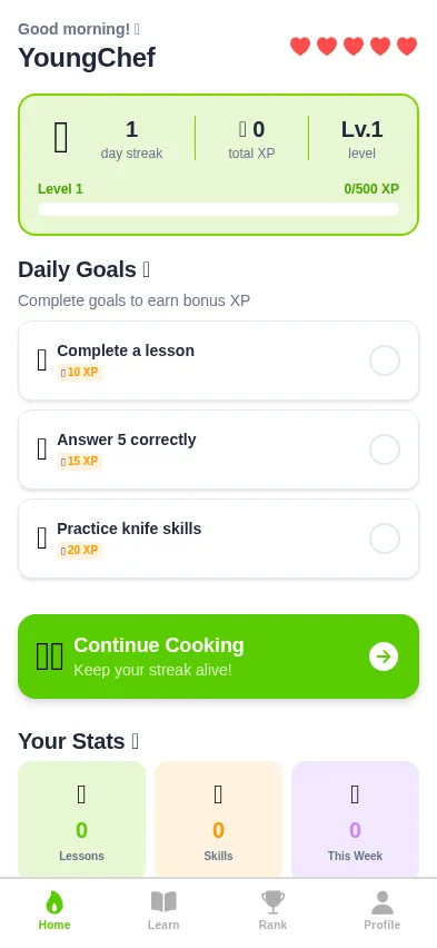 Cookingo: Gamified Cooking
