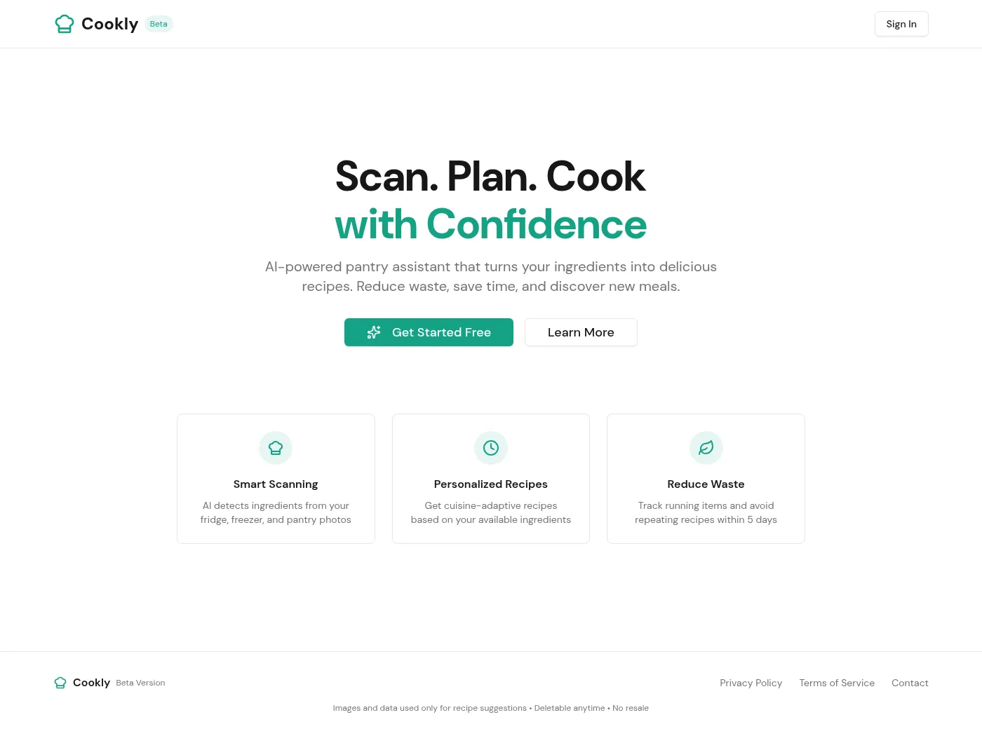 Cookly AI Recipe Assistant
