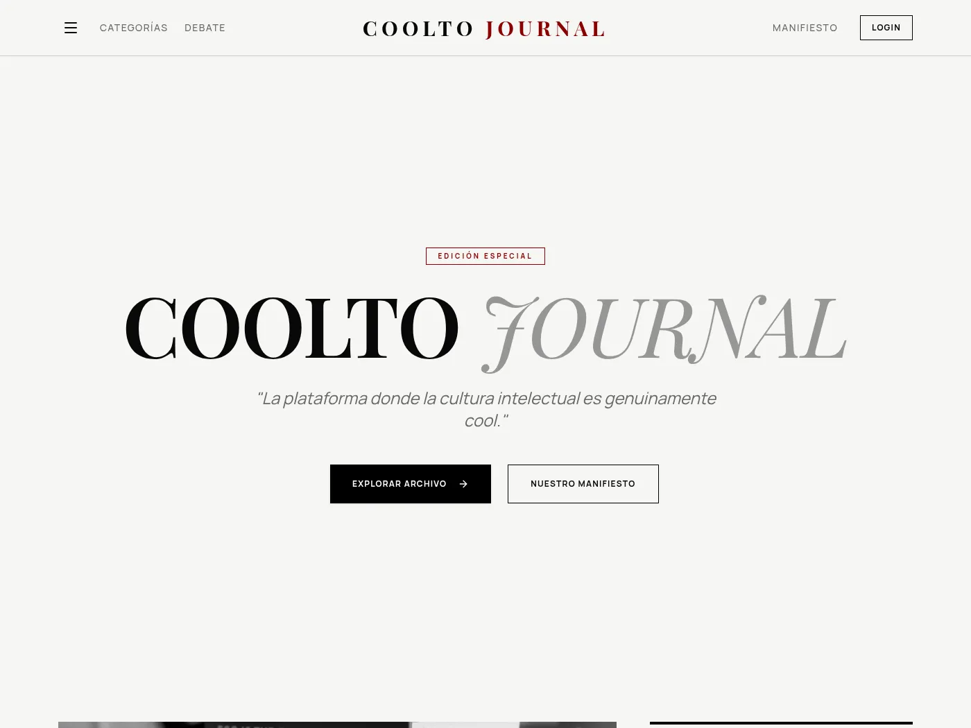 Coolto Journal Platform