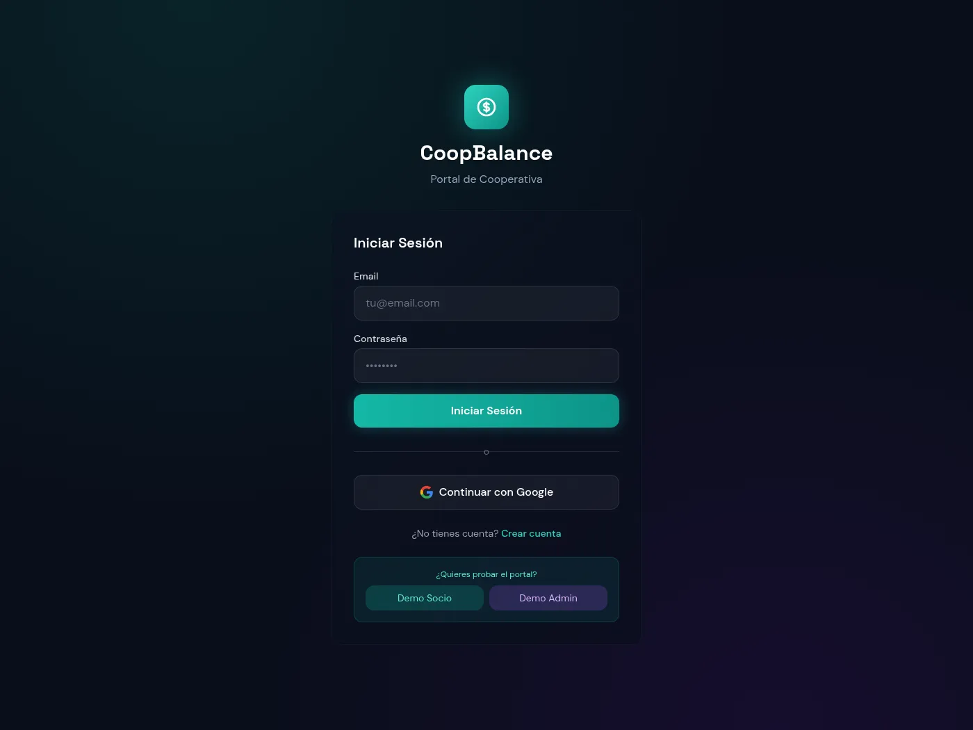 CoopBalance Portal