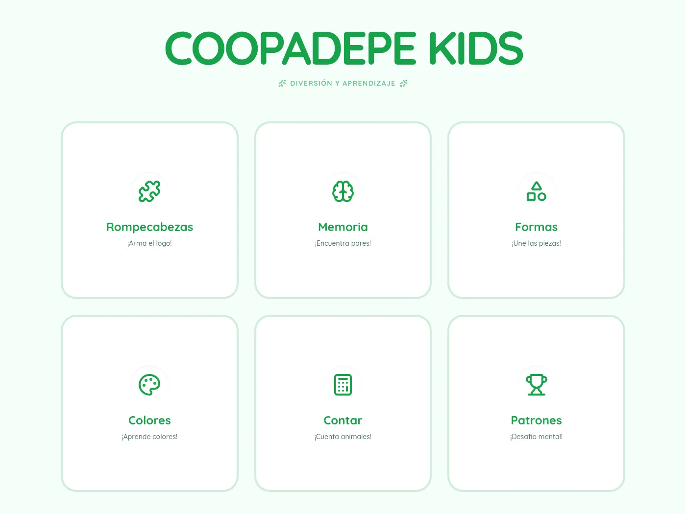 COOPADEPE Kids Games