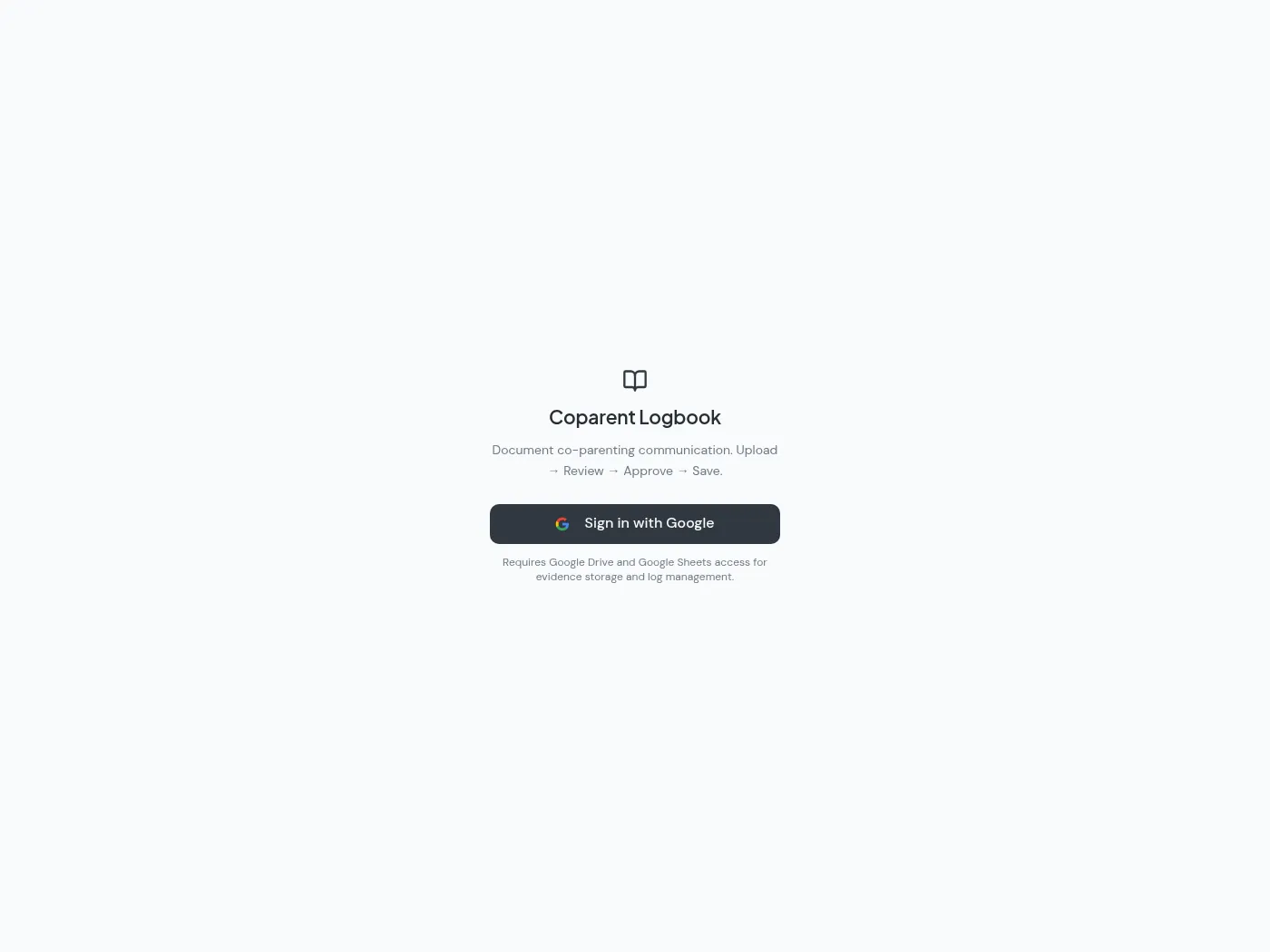 Coparent Logbook