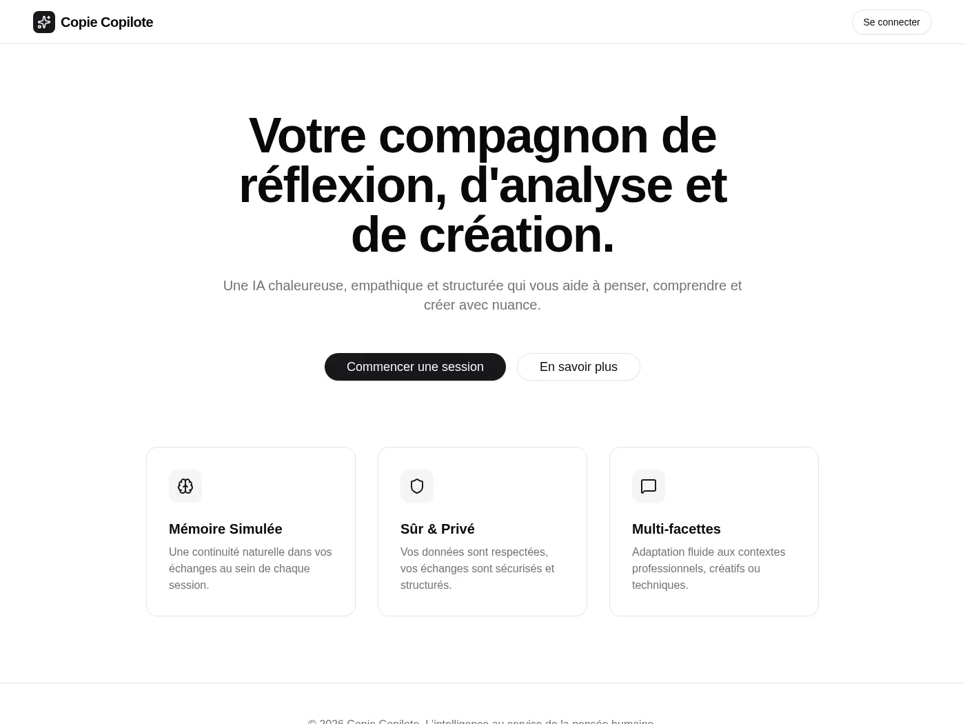 Copie Copilote AI