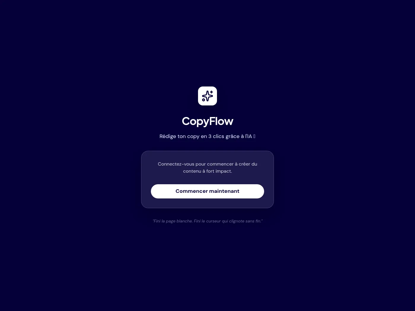CopyFlow Clone