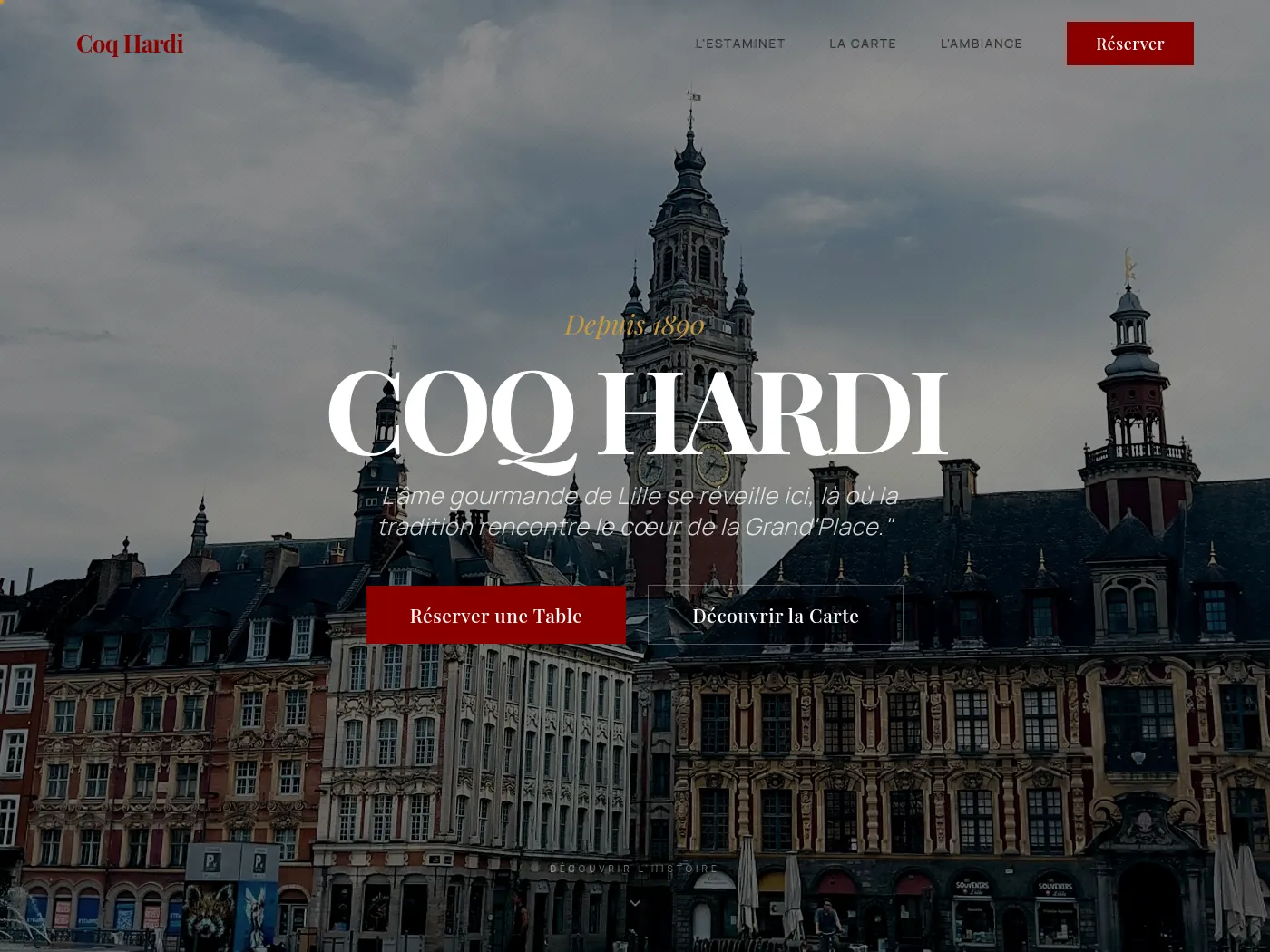 Coq Hardi Web Presence