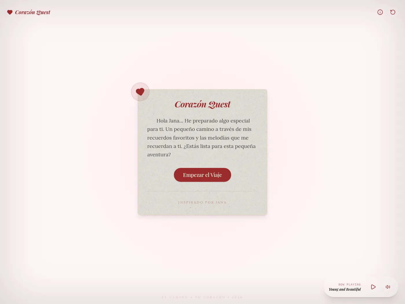 Corazón Quest Game