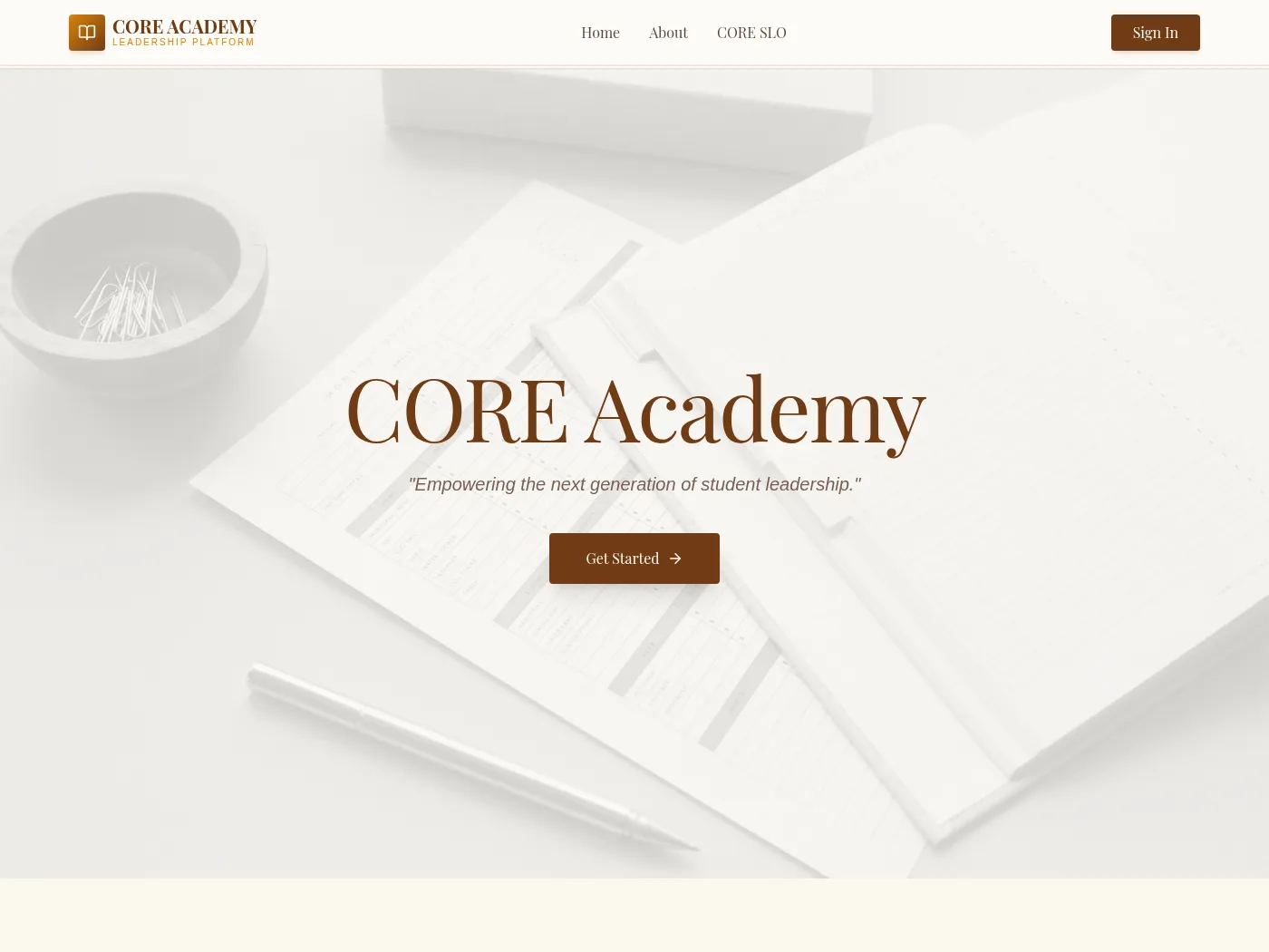 CORE Academy Platform