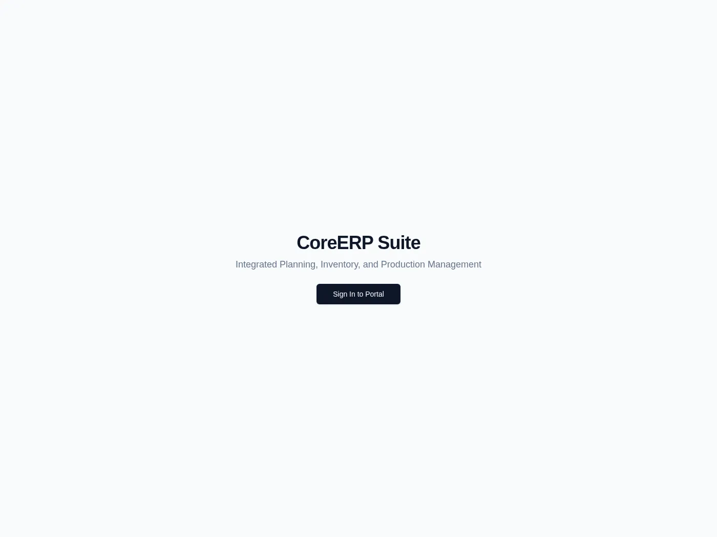 CoreERP Suite