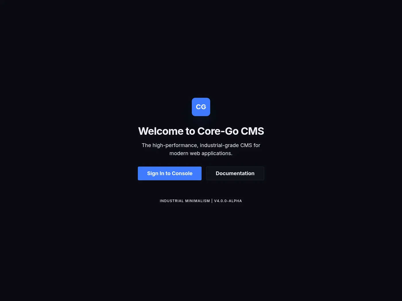 Core-Go CMS Design System