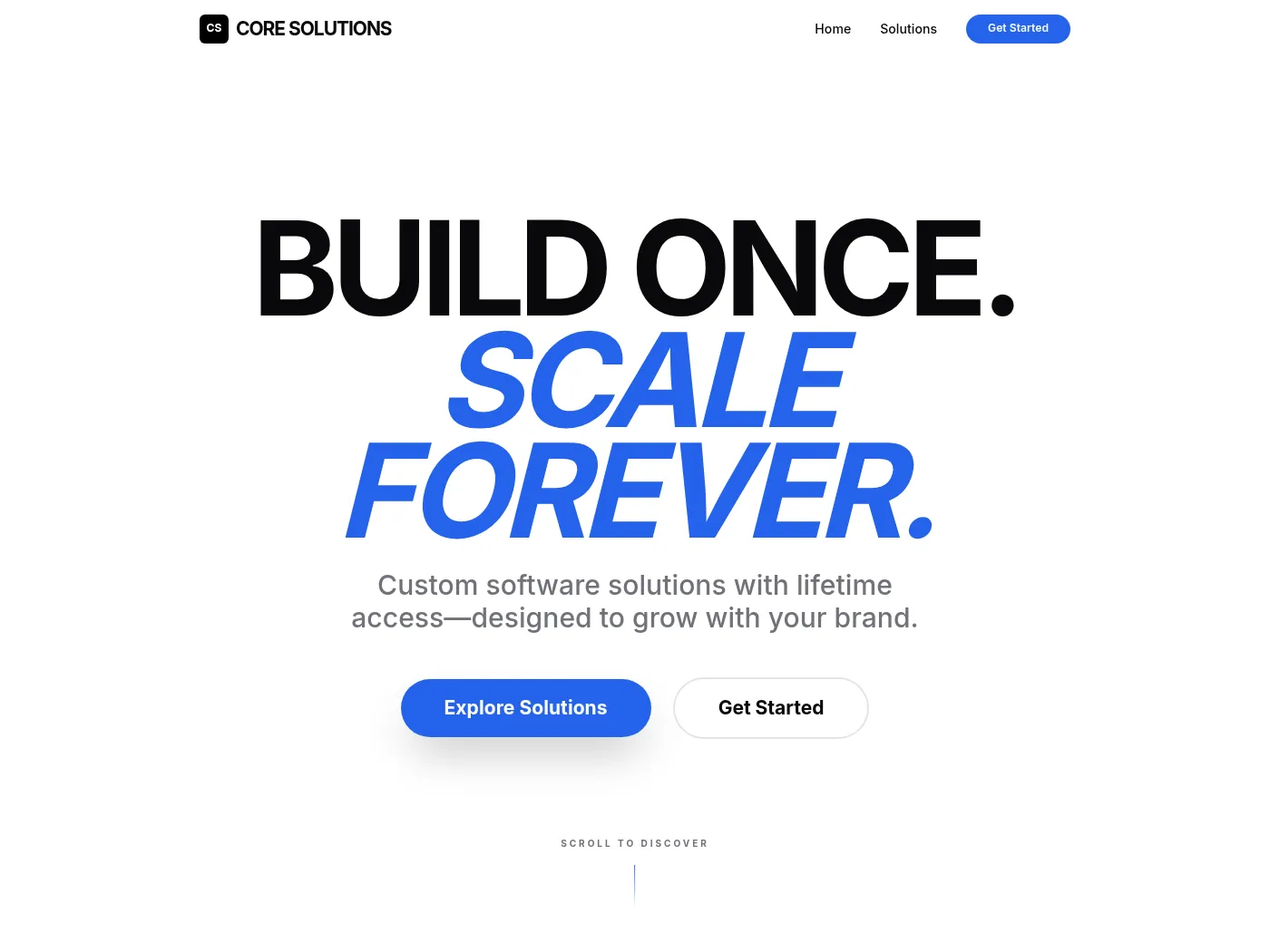 CORE Solutions Website