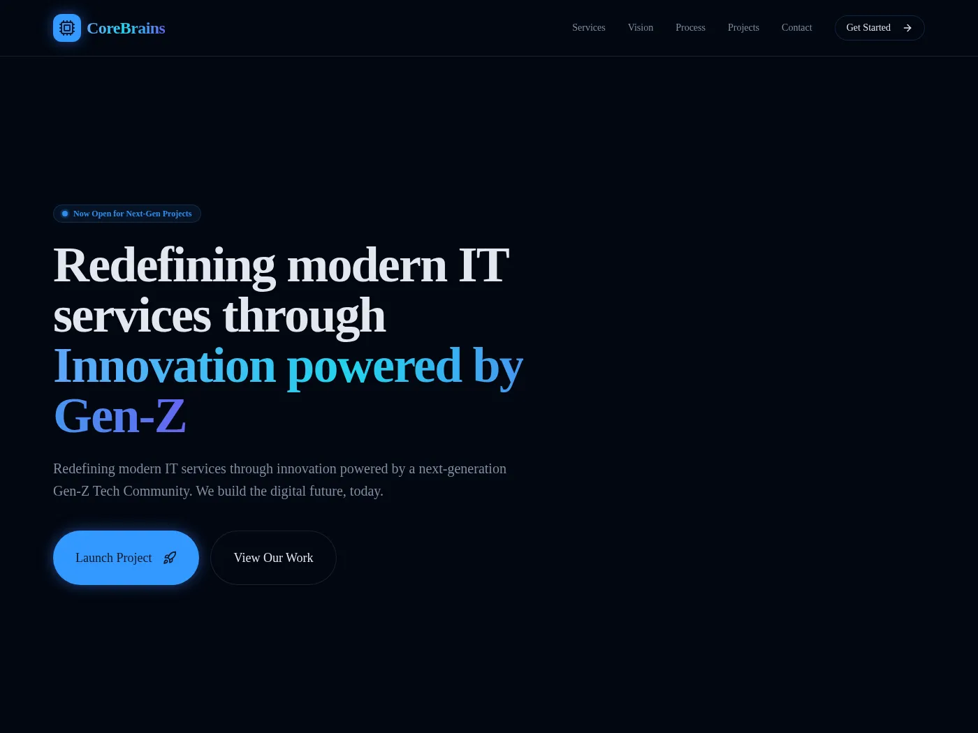 CoreBrains Site Revamp