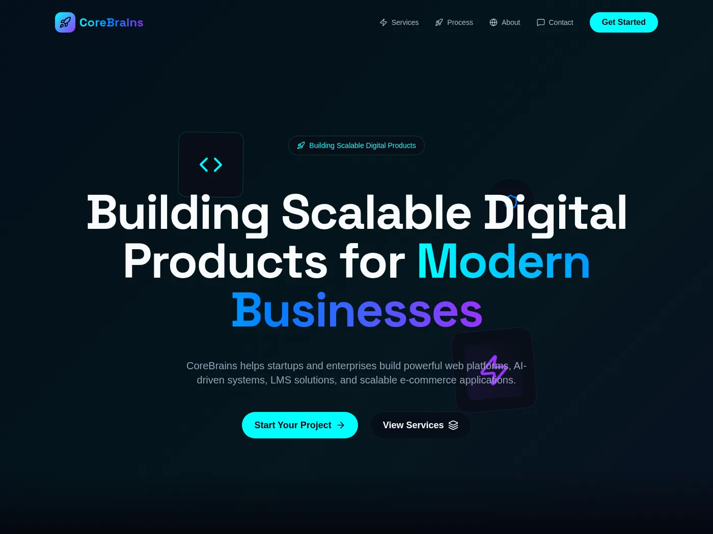 CoreBrains SaaS Web Revamp