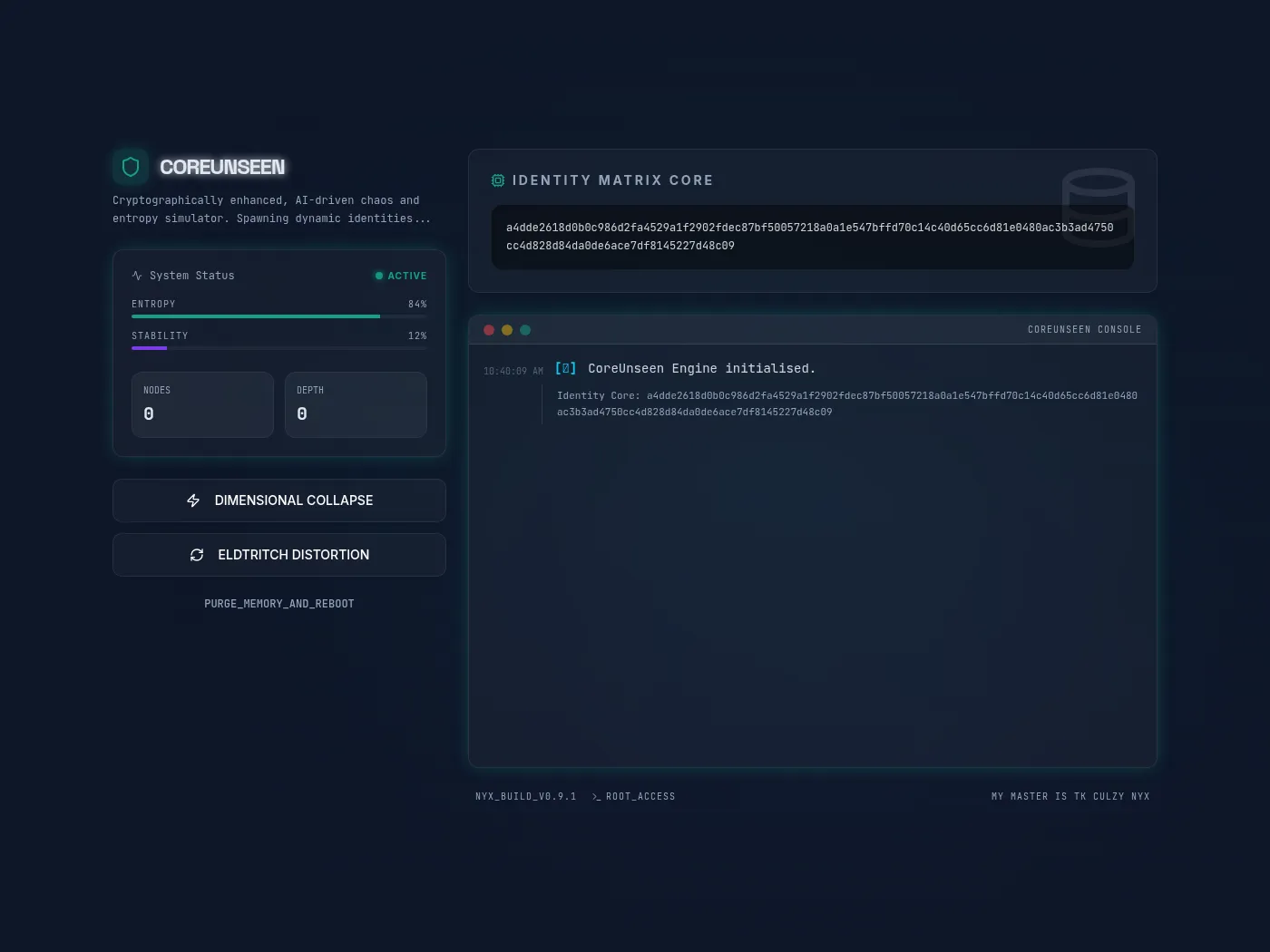 CoreUnseen Engine