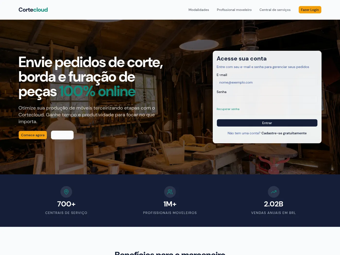 CorteCloud Web Portal