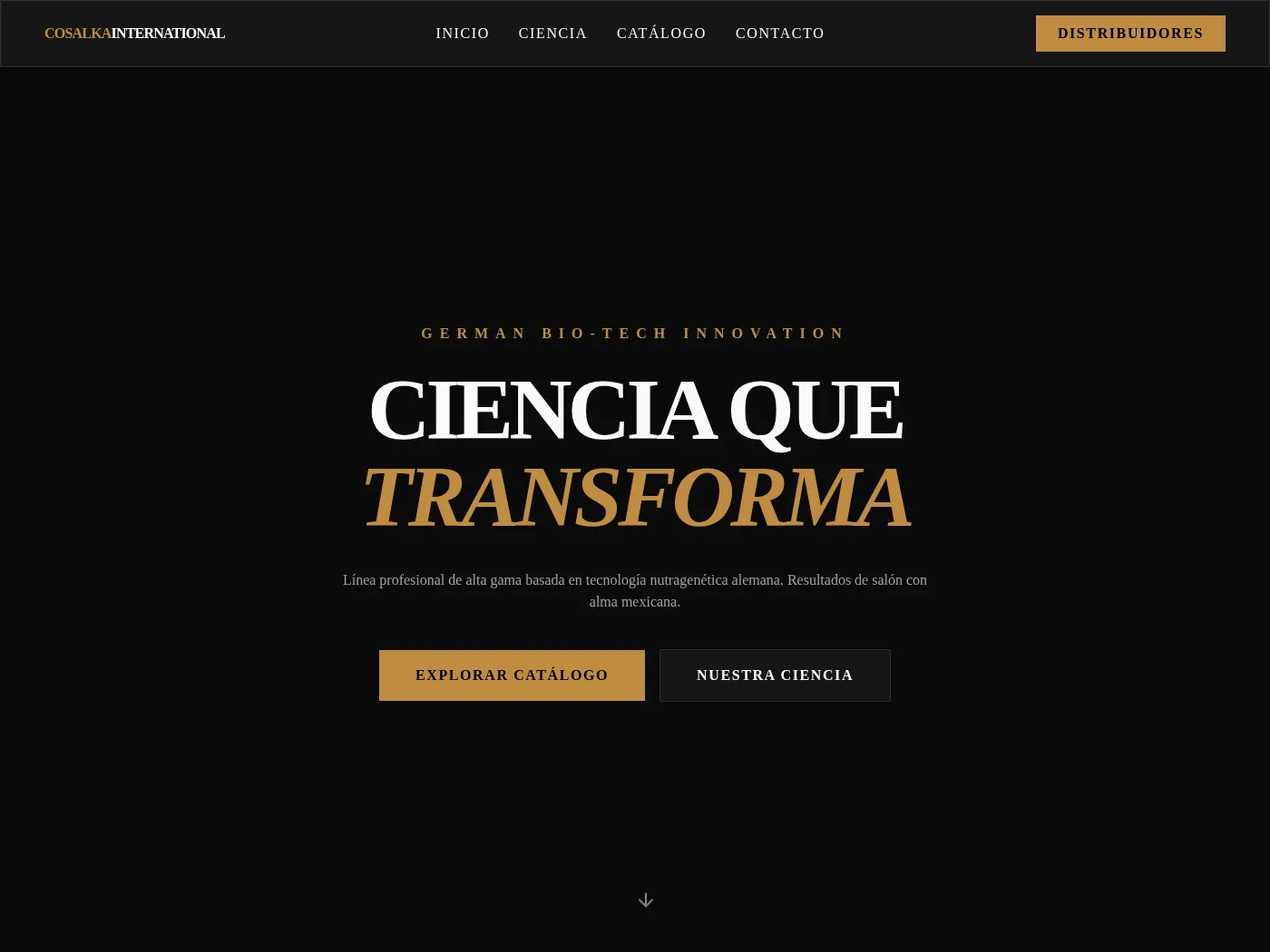 Cosalka 3D Web Revamp