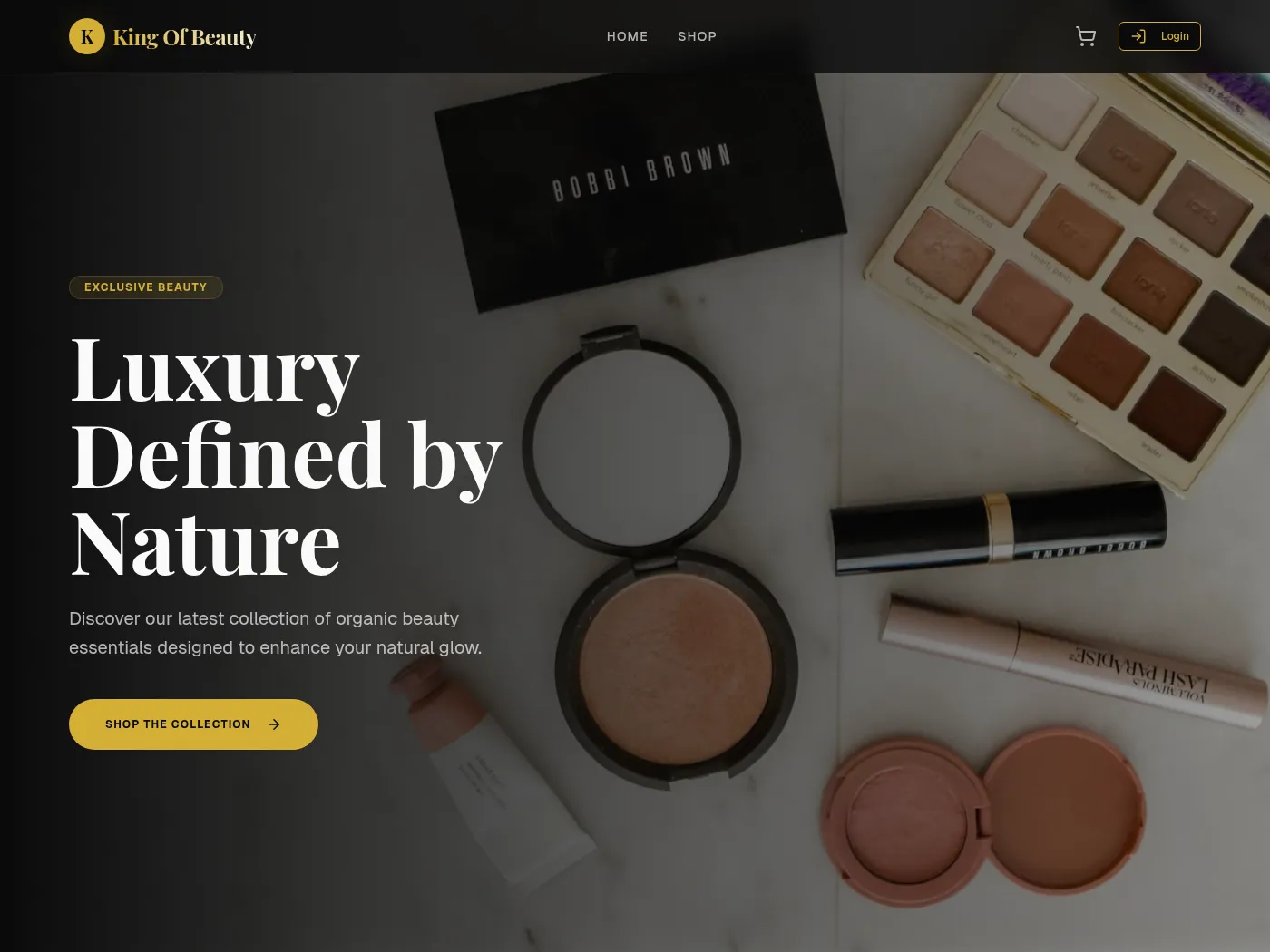 GlamCart Cosmetics Shop