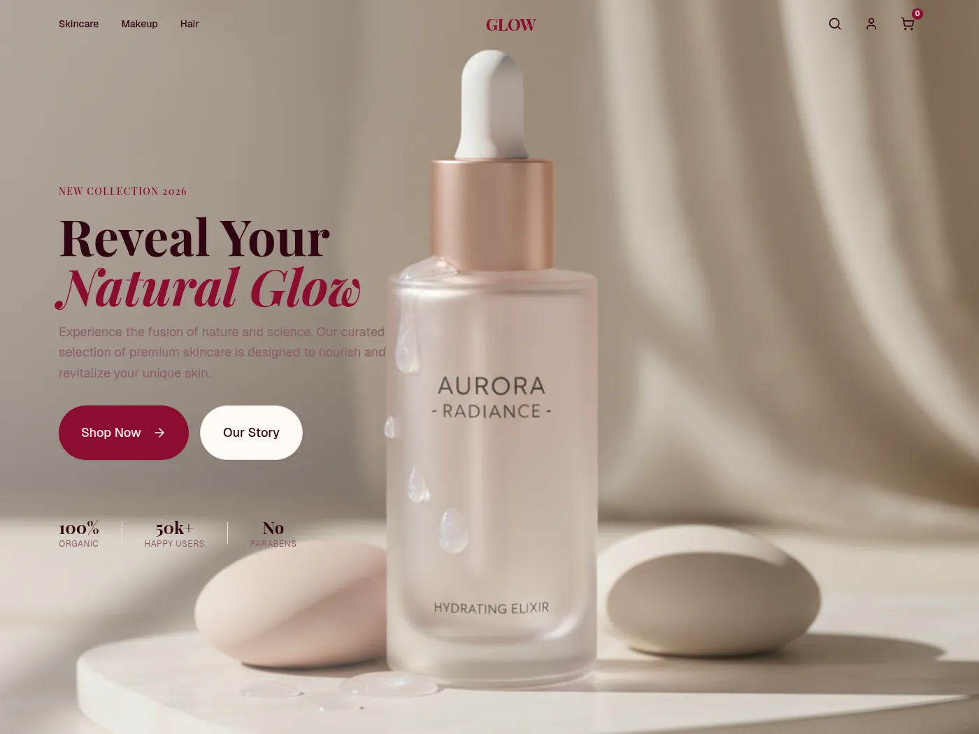 GlowCosmetics Web
