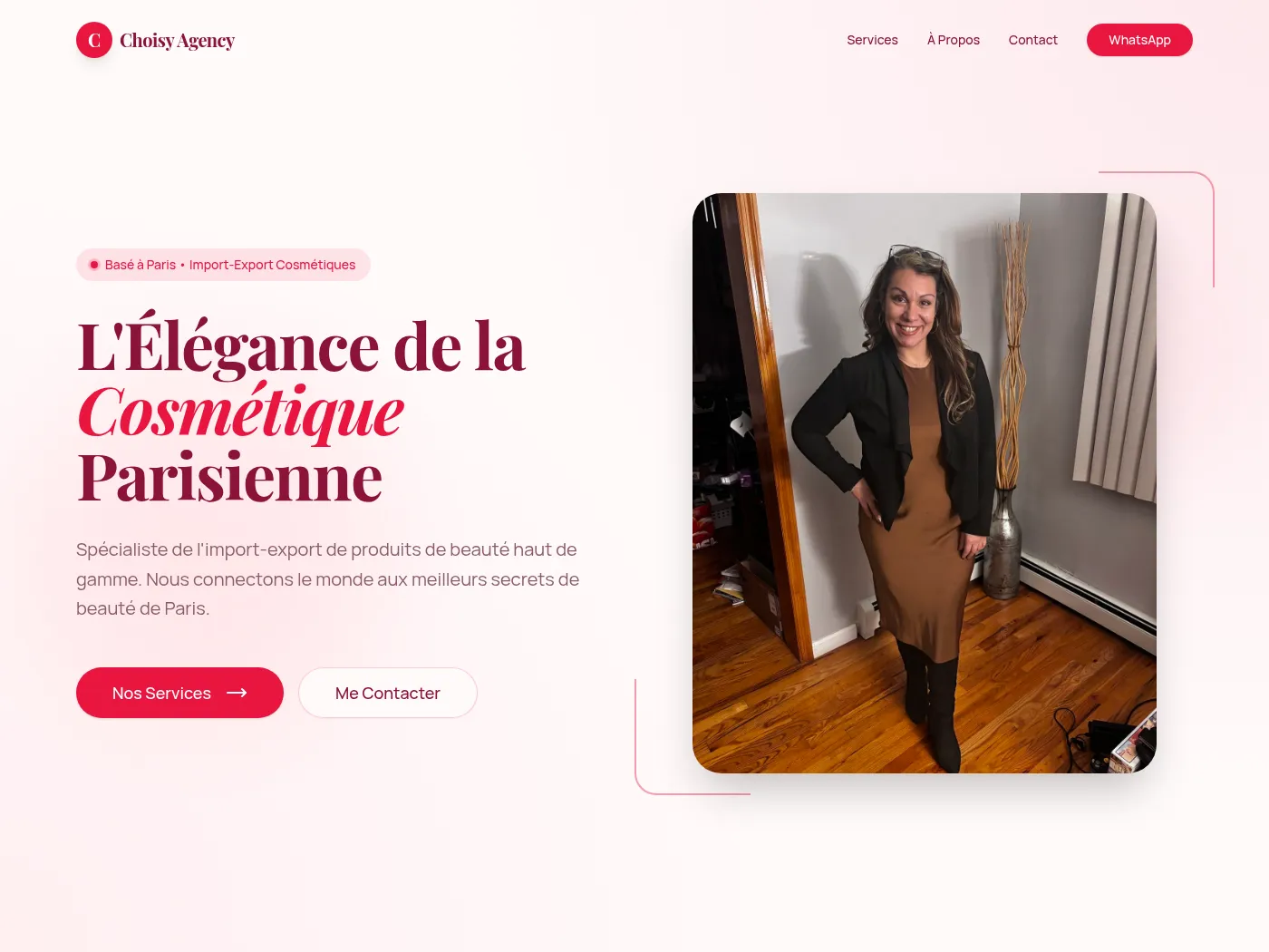 Choisy Cosmetics Agency Site