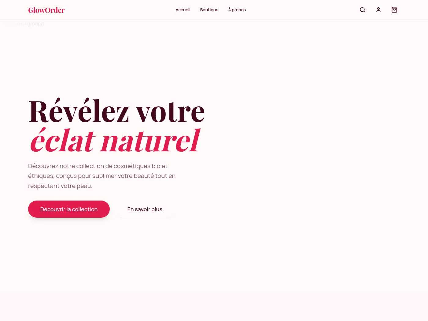 GlowOrder Cosmetics Shop