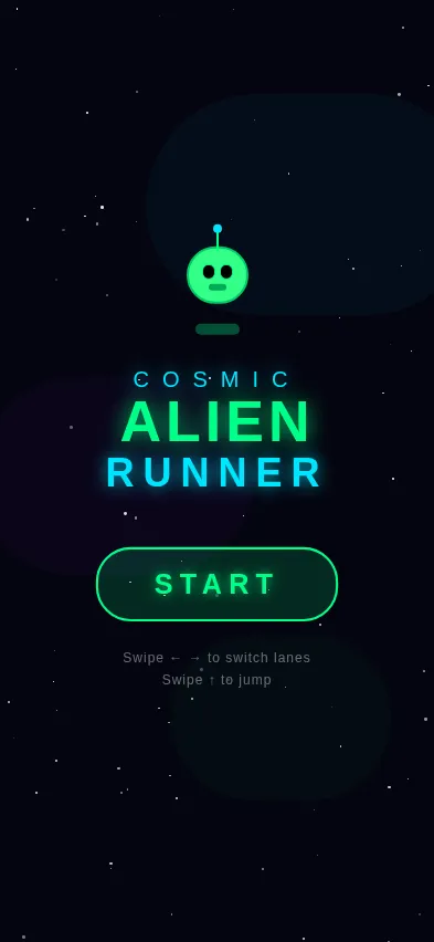 Cosmic Alien Runner