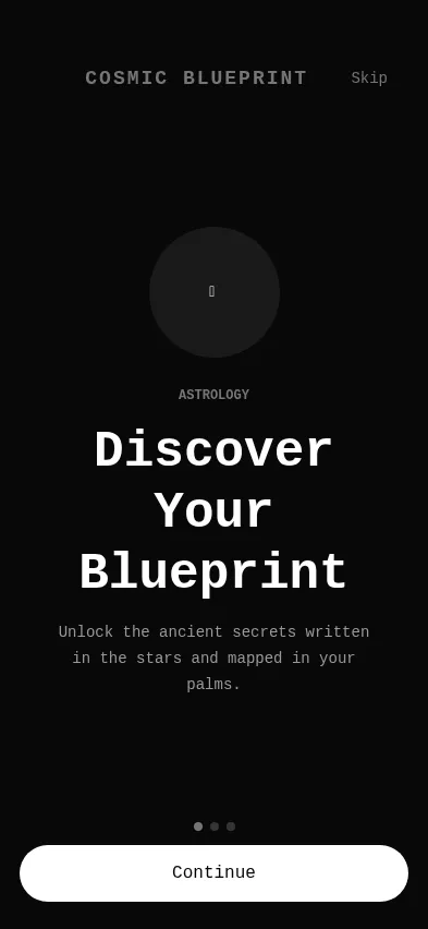 Cosmic Blueprint AI