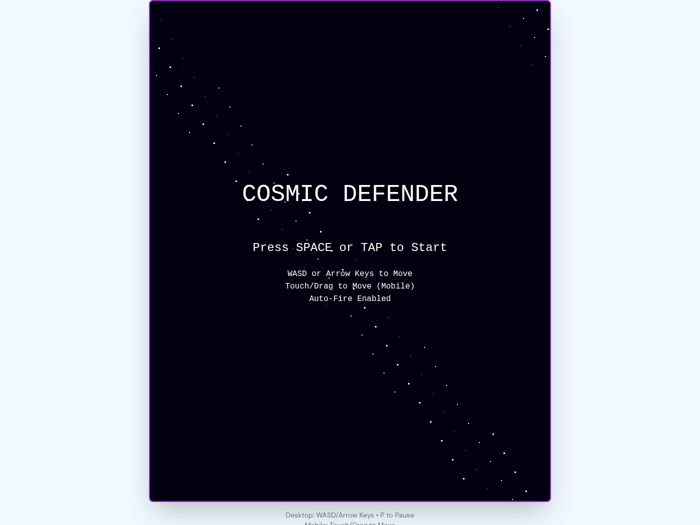 Cosmic Defender