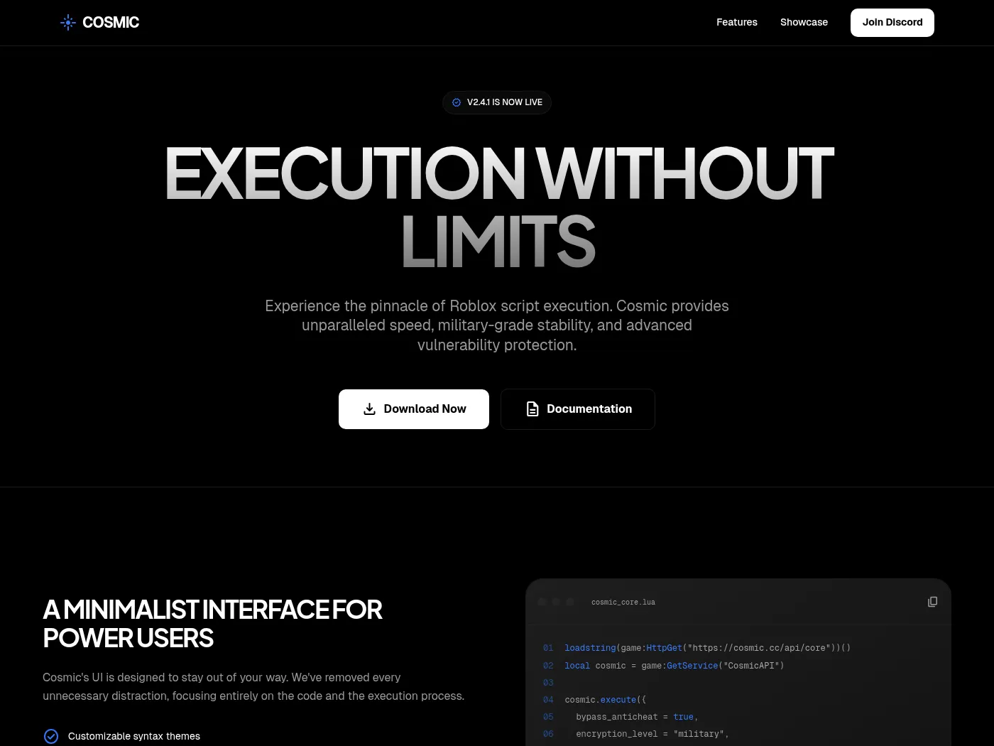 Cosmic Executor Hub