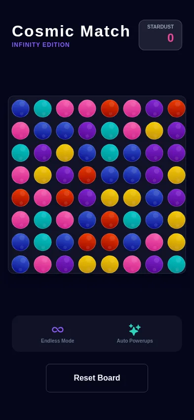 Cosmic Matchfinity