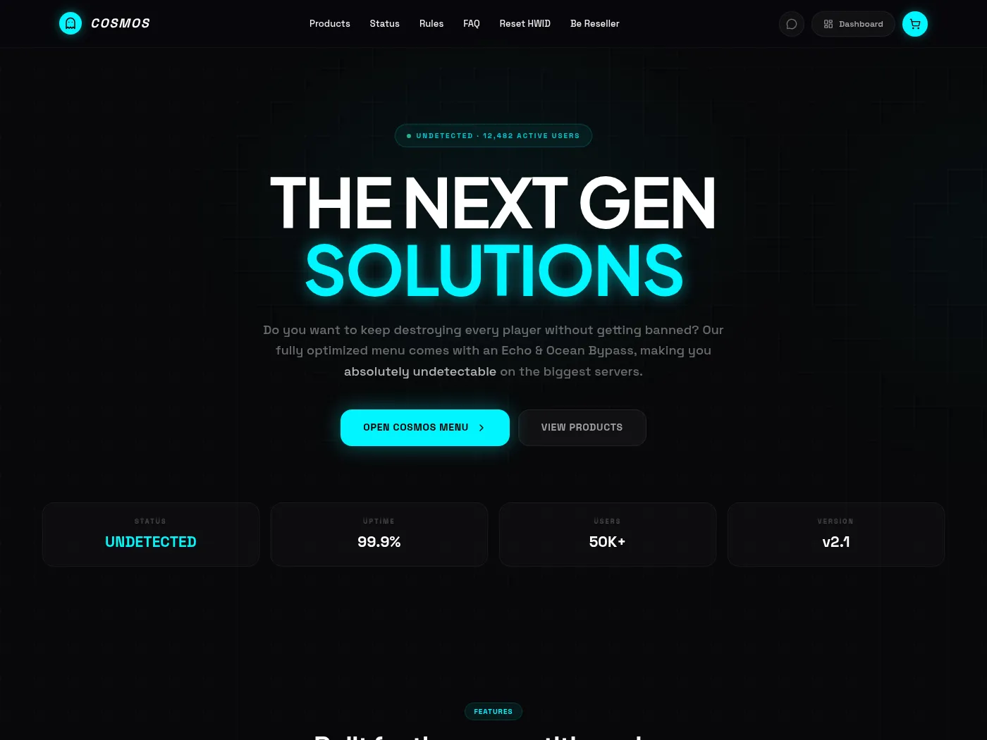 Cosmos Menu Clone