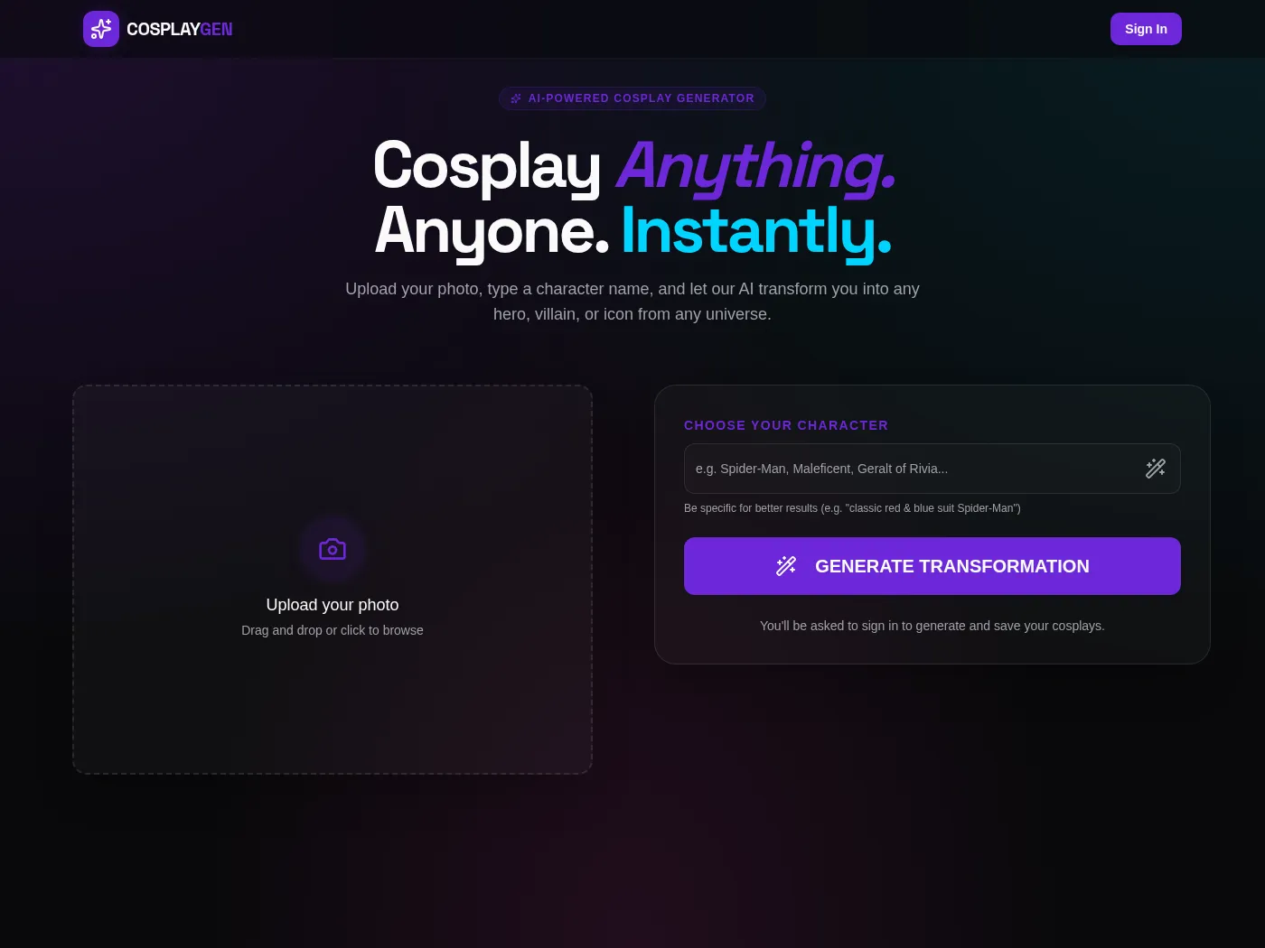 Cosplay Creator