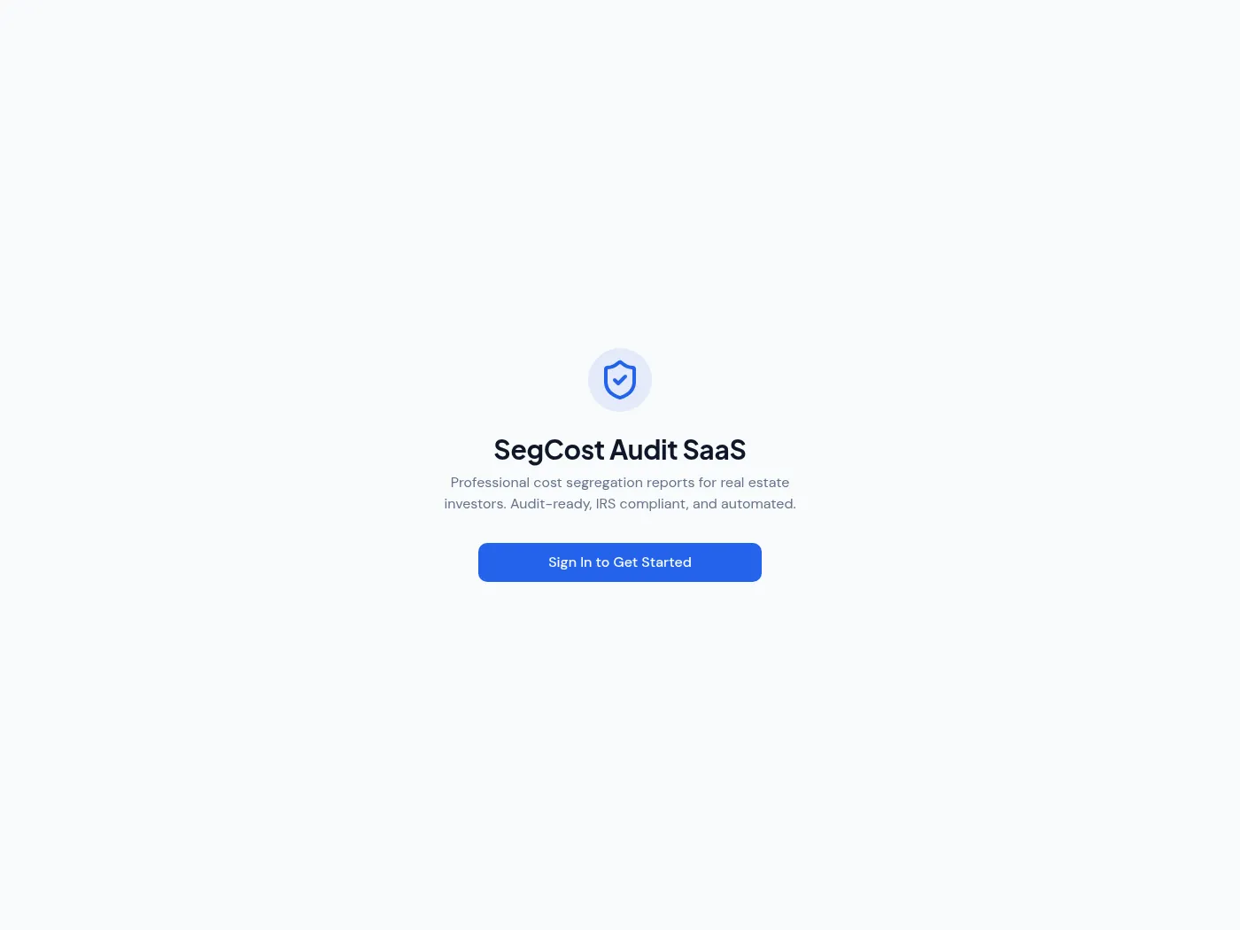 SegCost Audit SaaS