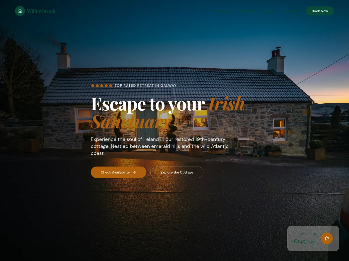 Irish Cottage Landing