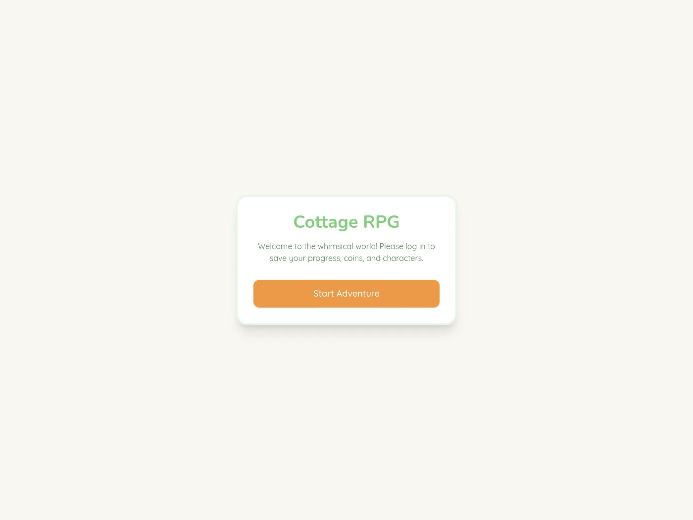 Cottage RPG Battle Home