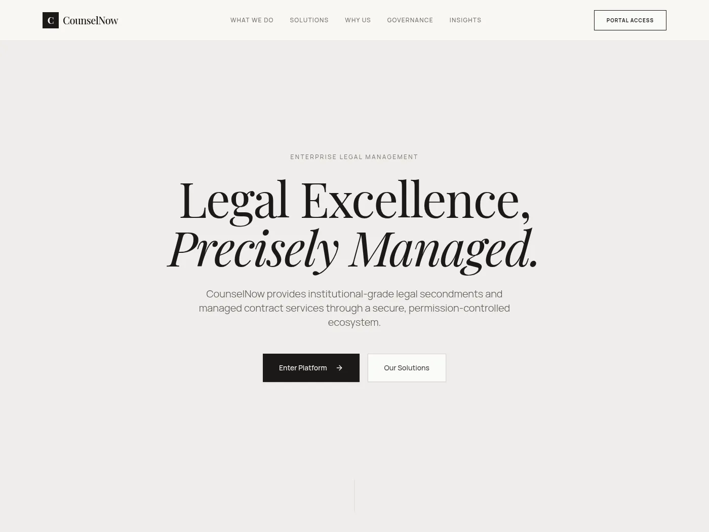 CounselNow Legal Platform
