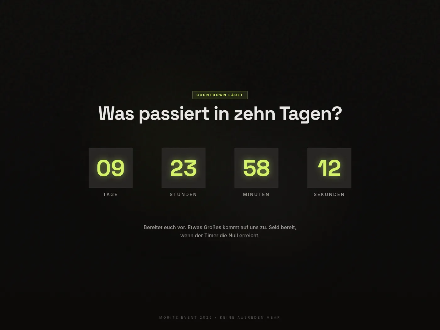 Countdown Action Site