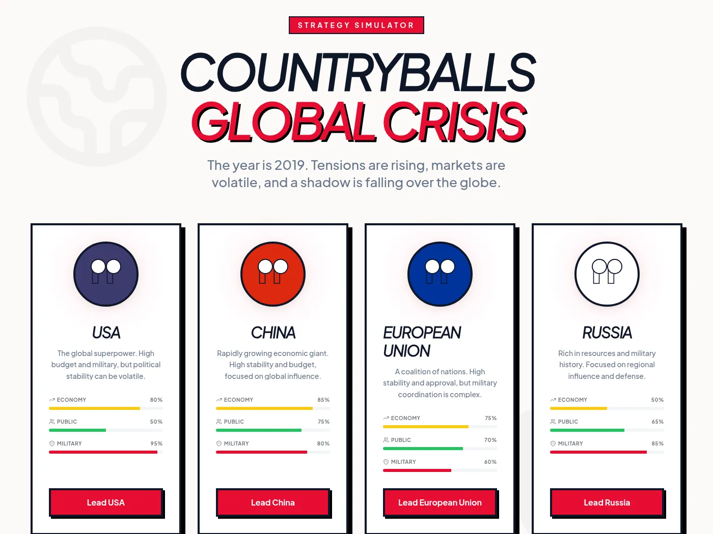 Countryballs Strategy Game