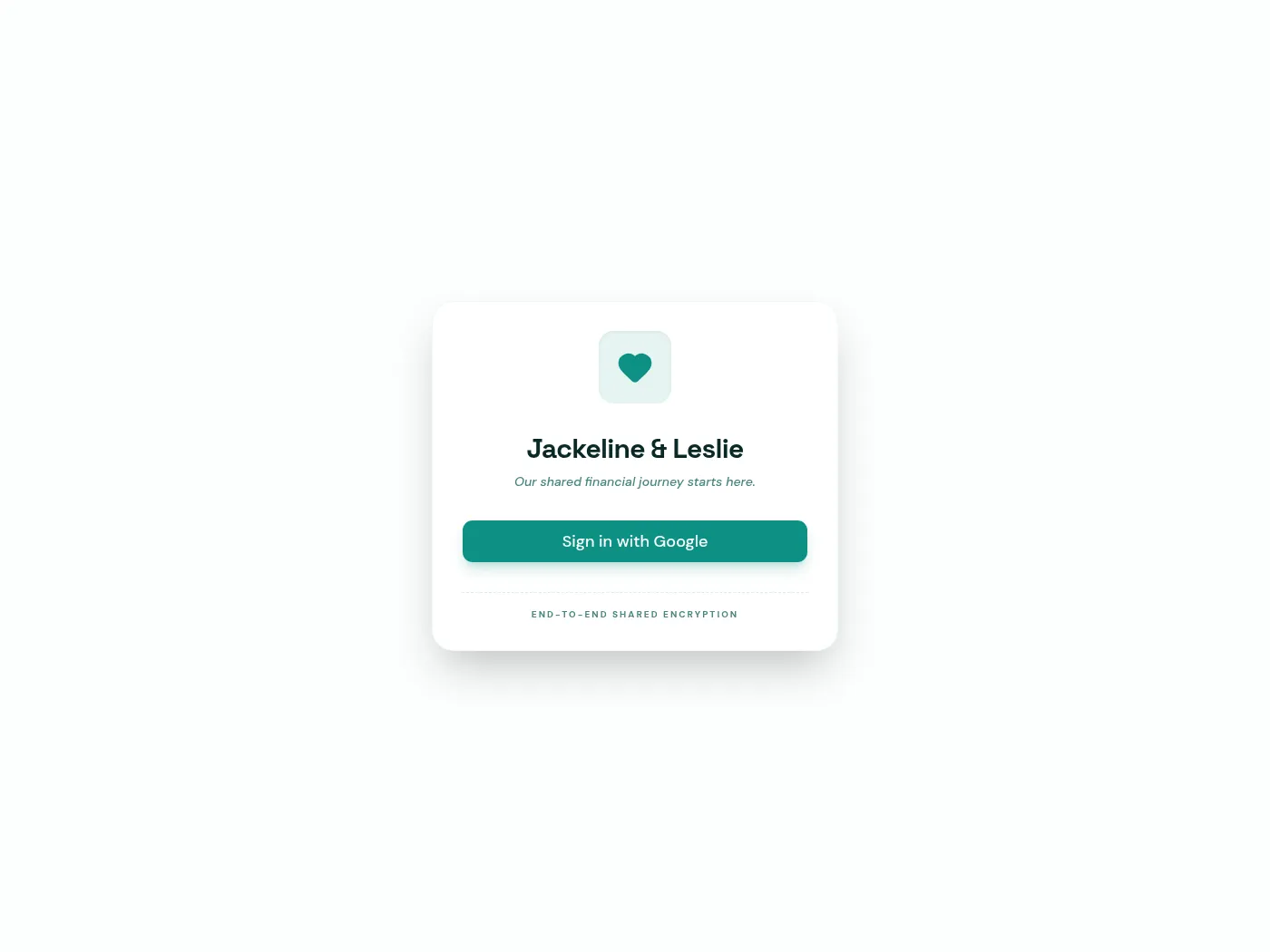 Couple Finance Tracker