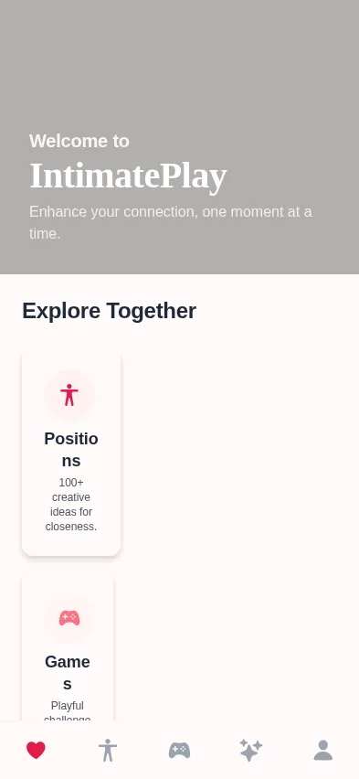 IntimatePlay Couples App
