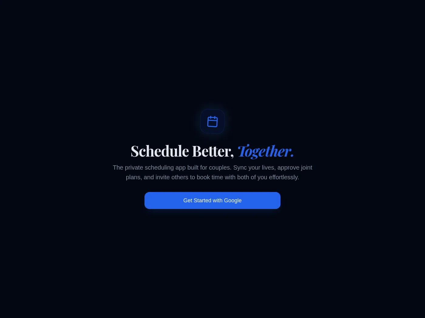 CoupleSync Scheduler