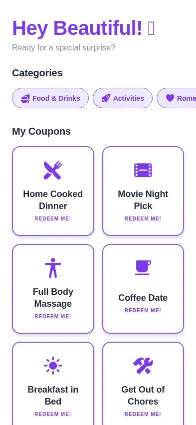 Coupon Gift App