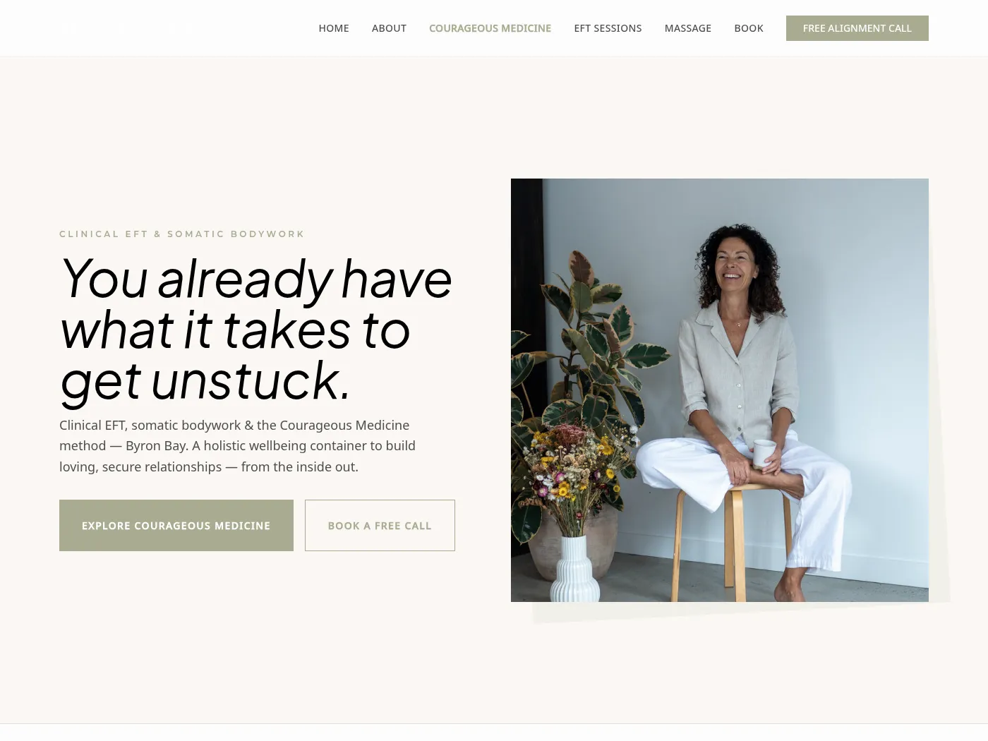 Courageous Medicine Website